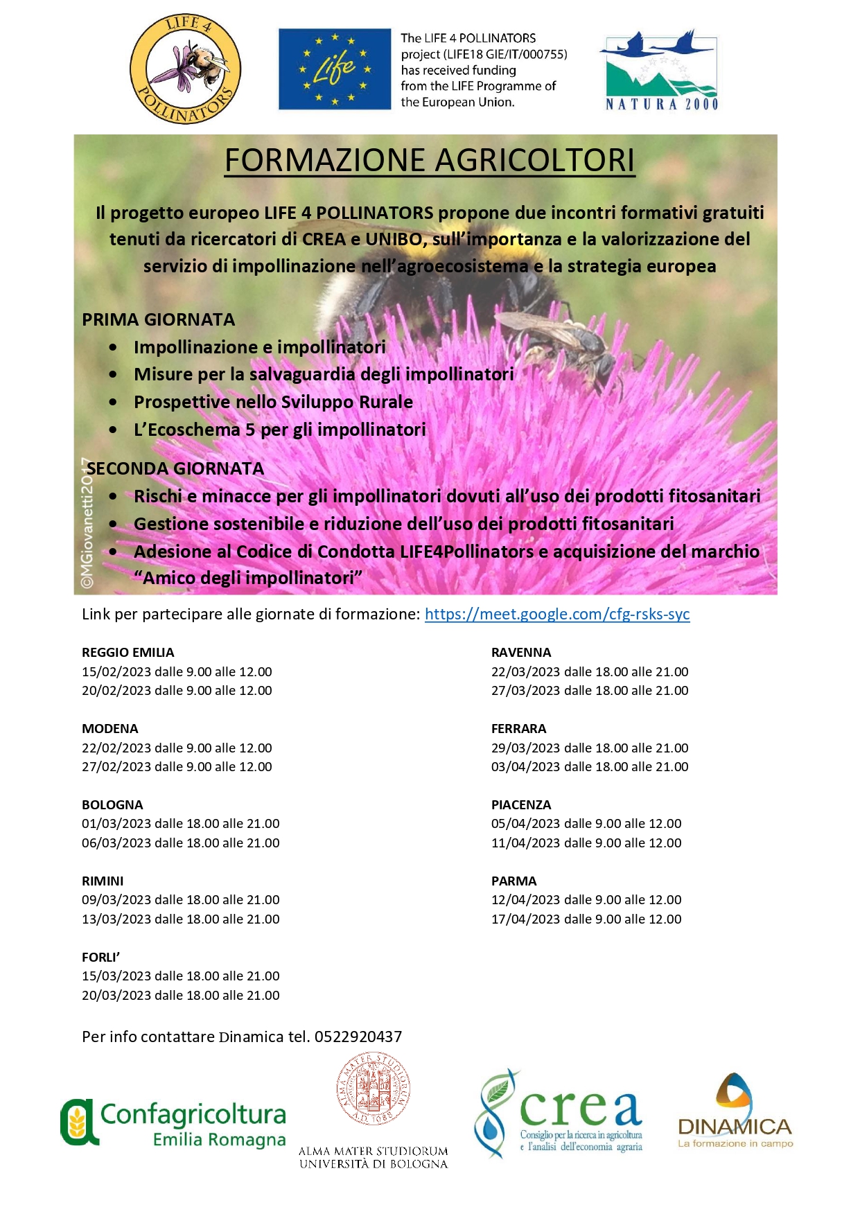 SEMINARIO LIFE 4 POLLINATORS E NUOVA RIFORMA DELLA PAC ...